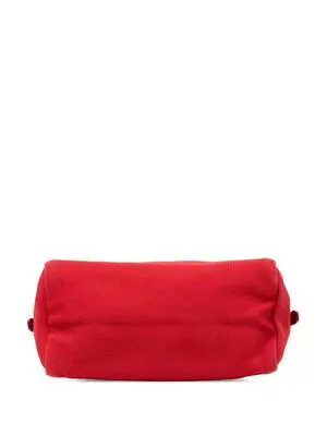 Prada 2010-2025 Canvas Canapa Pouch - Red