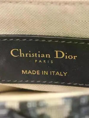 Dior 2010-2026 Mini Oblique Canvas Saddle Bag - Brown