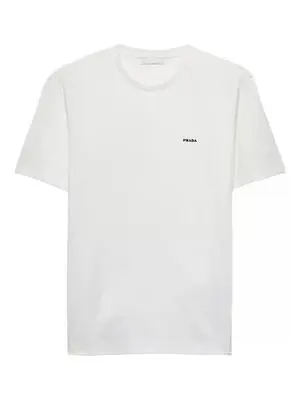 Prada Logo-embroidered T-shirt