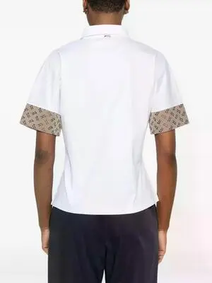 Herno Patterned Cuff Polo Shirt