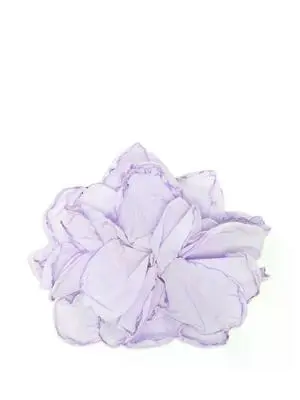 GIADA CURTI Ruffled Travel Accessory - Purple