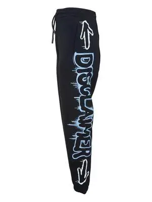 DISCLAIMER Graffiti-print Track Pants