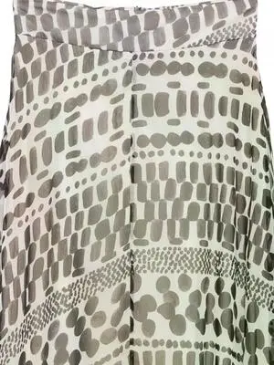 GIADA CURTI Printed Tiered Skirt