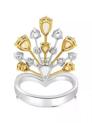 HYT JEWELRY Fan-shaped Diamond Cocktail Ring