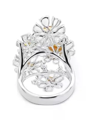HYT JEWELRY Floral Shape Diamond Statement Ring