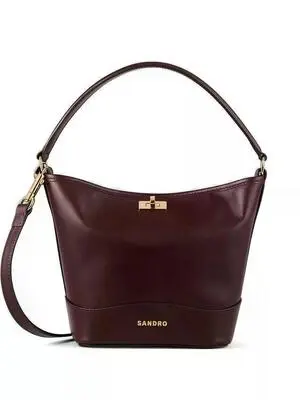Sandro Leather Tote Bag
