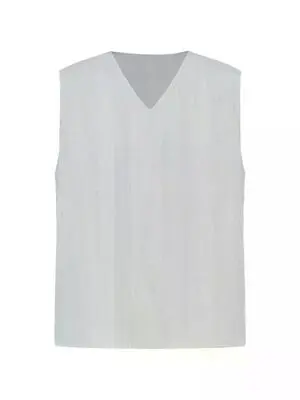 Issey Miyake V Neck Vests For Men