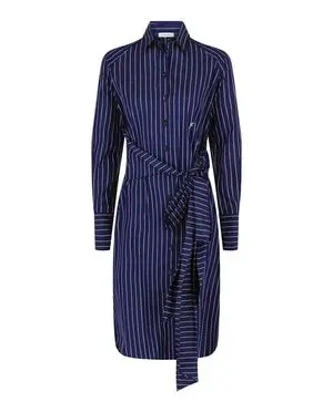 FERRAGAMO Pinstriped Shirt Dress
