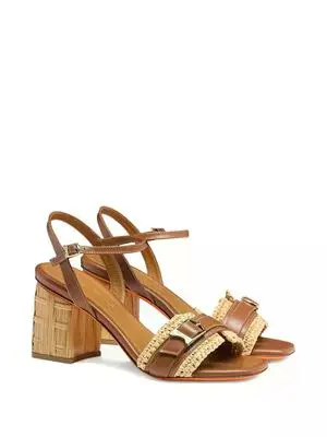 Santoni Open-toe Buckled Sandals