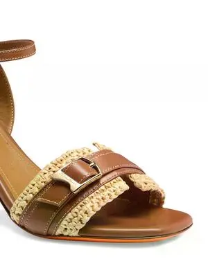 Santoni Open-toe Buckled Sandals