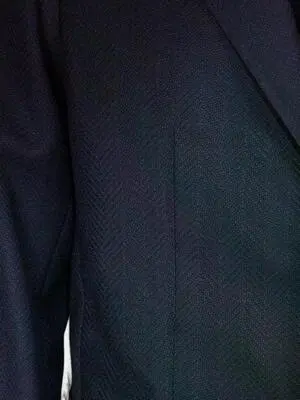 Tagliatore Virgin Wool Blazer - Blue