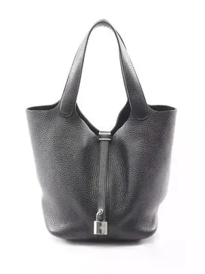 Hermès 2021 Clemence Picotin Lock Pm Handbag - Black