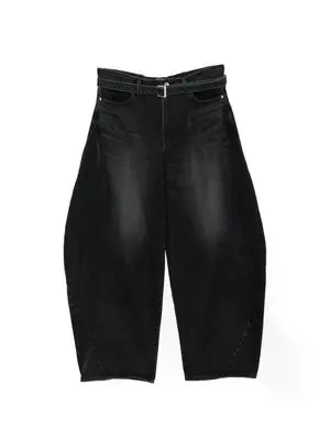 Sacai Wide Leg Jeans For Men
