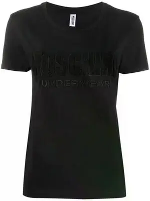 Moschino Logo Embroidered T-shirt