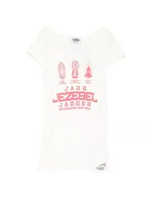 JADE JAGGER Logo-print T-shirt