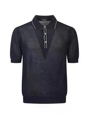 Tagliatore Button-up Polo Shirt