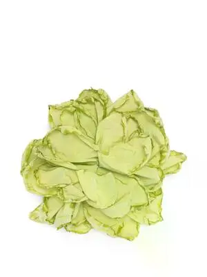 GIADA CURTI Ruffled Travel Accessory - Green