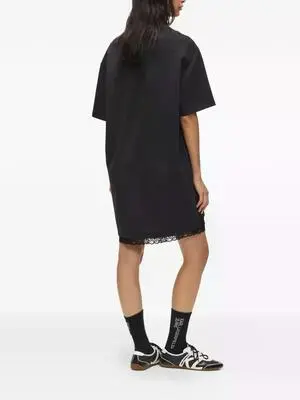 Karl Lagerfeld Lace-hem Mini Dress