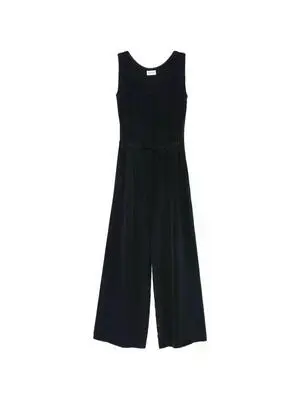 P.a.r.o.s.h Drawstring Wide-leg Jumpsuit - Blue