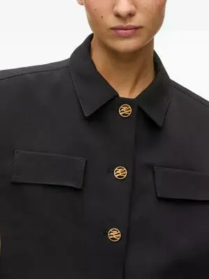 Karl Lagerfeld Pocket Button Top