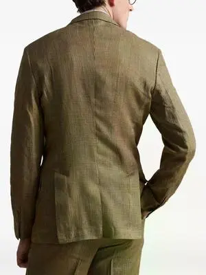 Polo Ralph Lauren Glen-plaid Double-breasted Blazer - Neutrals
