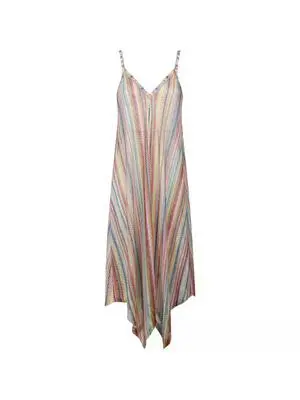 Missoni V-neck Zig-zag-pattern Dress