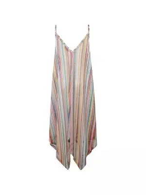 Missoni V-neck Zig-zag-pattern Dress