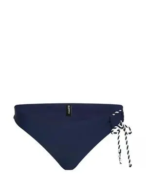 Karl Lagerfeld Signature Nautical Bikini Bottom - Blue