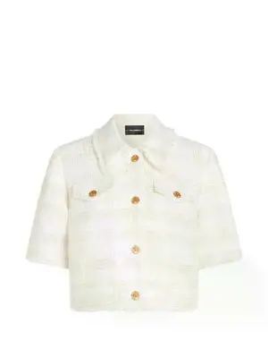 Karl Lagerfeld Button-fastening Tweed Jacket