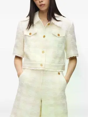 Karl Lagerfeld Button-fastening Tweed Jacket