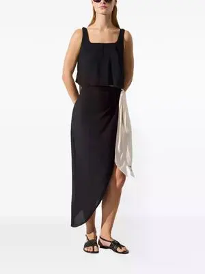 Karl Lagerfeld Bow Detail Square Neck Top