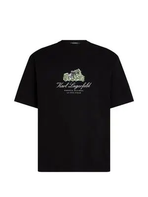 Karl Lagerfeld Villa La Vigie T-shirt - Black