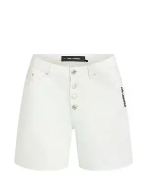 Karl Lagerfeld Button Detailed Shorts For Women