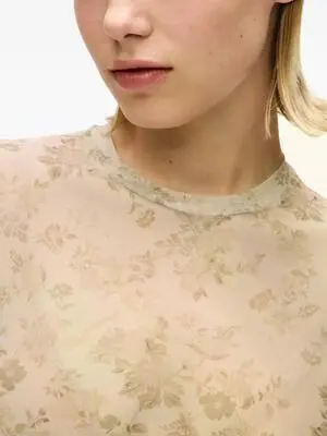 Karl Lagerfeld Floral Print Top