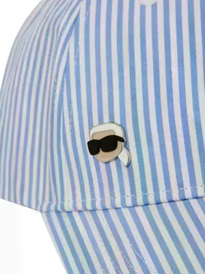 Karl Lagerfeld Pin Stripes Cap