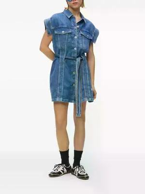 Karl Lagerfeld Belted Mini Dress