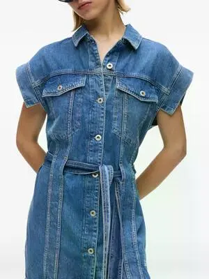 Karl Lagerfeld Belted Mini Dress