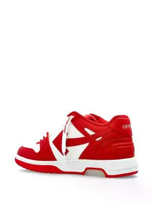 Off-White Out Of Office Arrow-detail Sneakers - Red