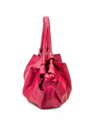 Loewe Embossed Leather Handbag