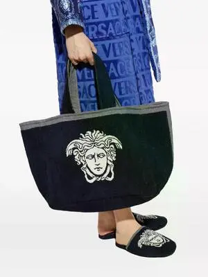 Versace Medusa Head Beach Tote