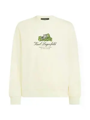 Karl Lagerfeld Graphic Sweatshirt - Neutrals