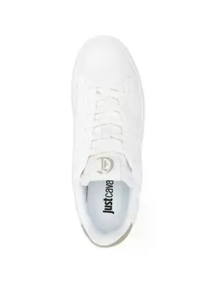 Just Cavalli Embossed Low Top Sneakers