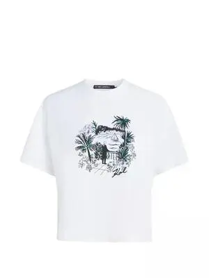 Karl Lagerfeld Graphic-print T-shirt - White