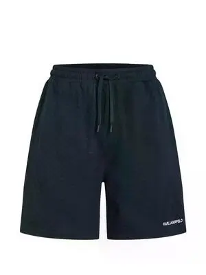 Karl Lagerfeld Embroidered Bottoms For Men