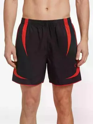Balenciaga Soccer Swim Shorts - Black