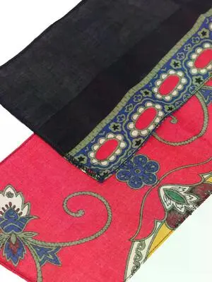 Vintage Flower-patterned Scarf