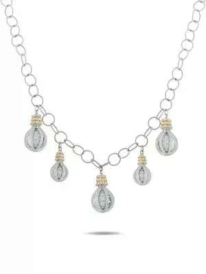 LB EXCLUSIVE Diamond Pendant Necklace - Silver