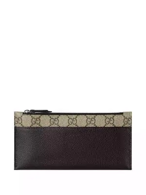 Gucci Gg Marmont Print Wallet - Neutrals