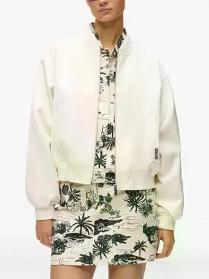 Karl Lagerfeld Côte D'azur Long-sleeve Bomber Jacket