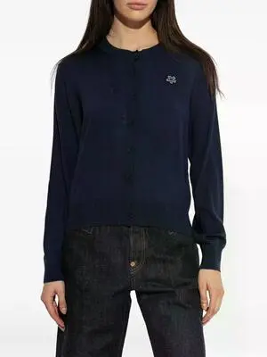 Kenzo Boke Flower Embroidered Cardigan